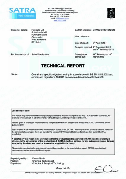 Approvals - Flexitallic